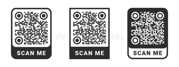 QR Code Icons. Quick Response Codes. Barcode Sign. QR Code for Mobile ...