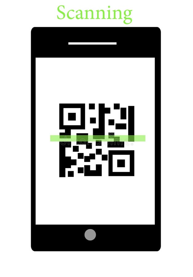 QR Code Label Tag System Identity Symbol Digital Technology Background ...