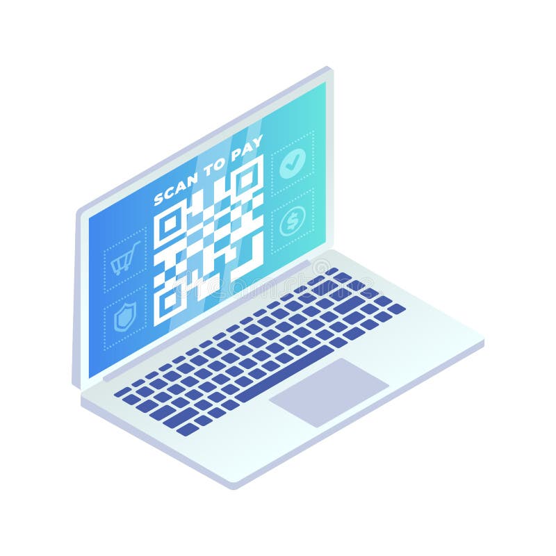 Laptop Barcode Stock Illustrations – 554 Laptop Barcode Stock ...