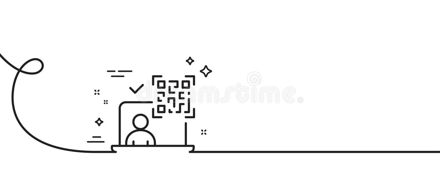 One Line Qr Stock Illustrations – 65 One Line Qr Stock Illustrations ...