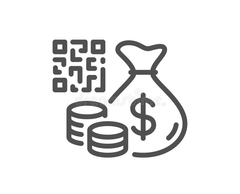 Qr Code Dollar Sign Stock Illustrations – 1,308 Qr Code Dollar Sign ...