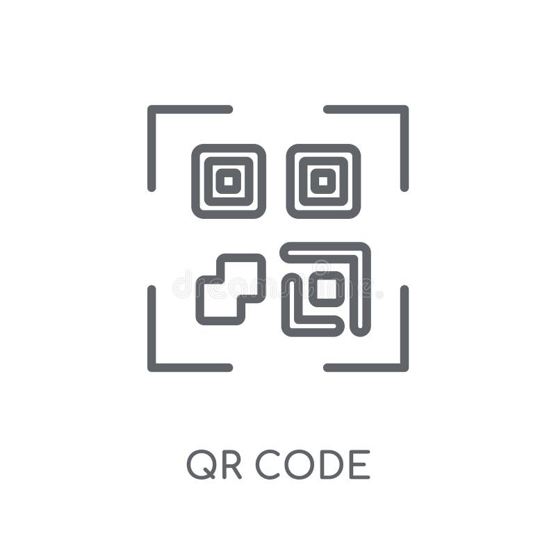 Binary Code Linear Icon Modern Outline Binary Code Logo Concept Stock