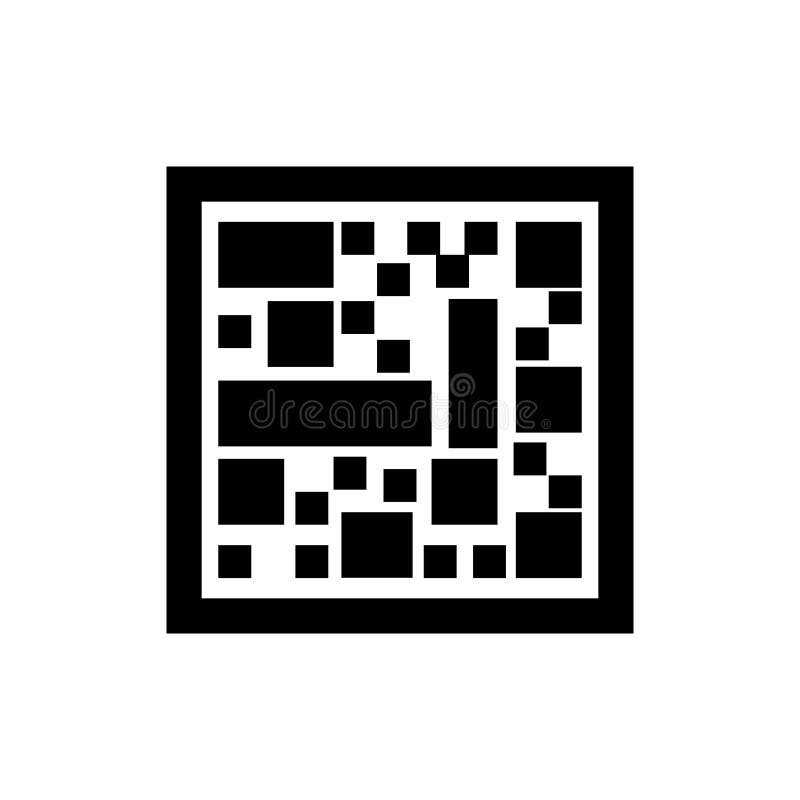 Qr code logo vector design stock illustration. Illustration of isolated ...