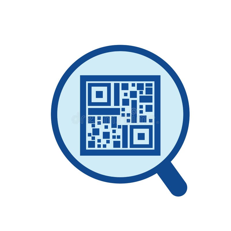 Qr code logo vector design stock illustration. Illustration of isolated ...