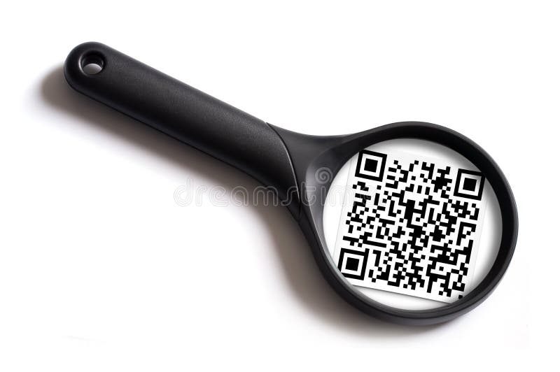 Qr Code Magnifying Glass Stock Photos - Free & Royalty-Free Stock ...