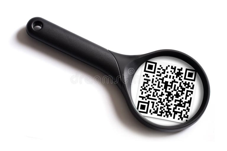 Qr Code Magnifying Glass Stock Photos - Free & Royalty-Free Stock ...