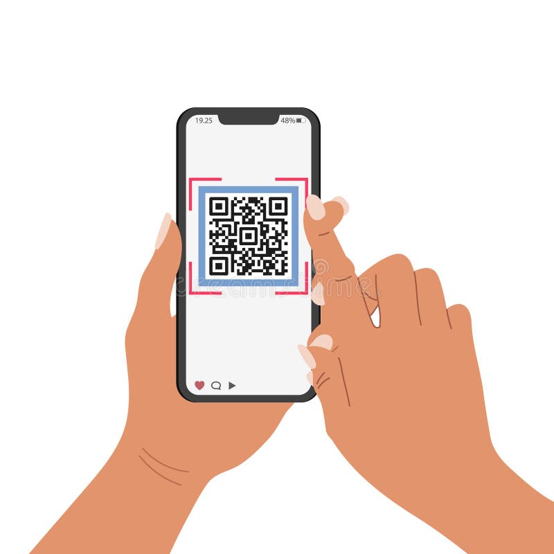 QR Code Mobile Phone Scan on Screen. Business and Technology Concept ... QR Code Mobile Phone Scan on Screen. Business and Technology Concept ...