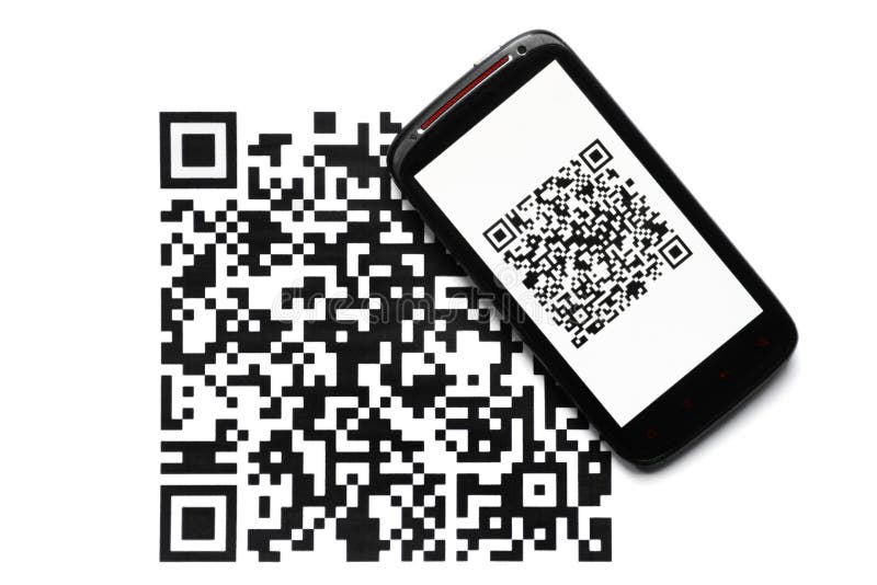 Mobile Smart Phone Showing QR Code Scanner Editorial Stock Photo ...