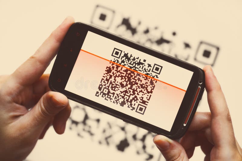 QR code mobile scanner stock image. Image of price, information - 66880845