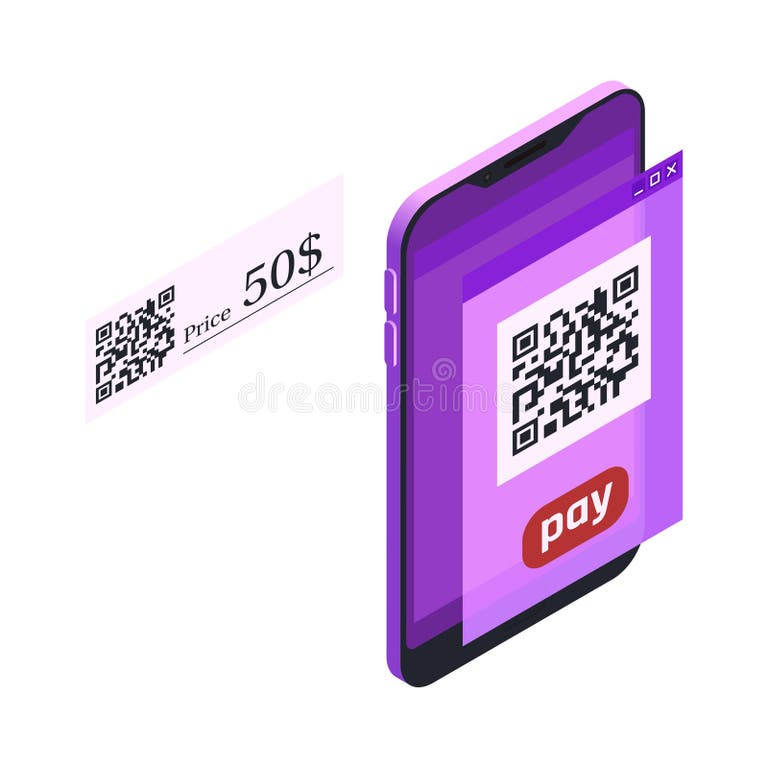 Qr Code Payment Icon stock vector. Illustration of transfer - 275531825