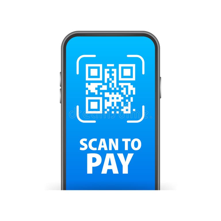 QR Code Payment. Scan To Pay. QR Code Scan To Smartphone. Stock Vector ...