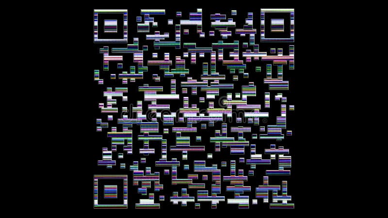 QR Code for Payment. Scan Qr Code Icon with Laser Stock Video - Video ...