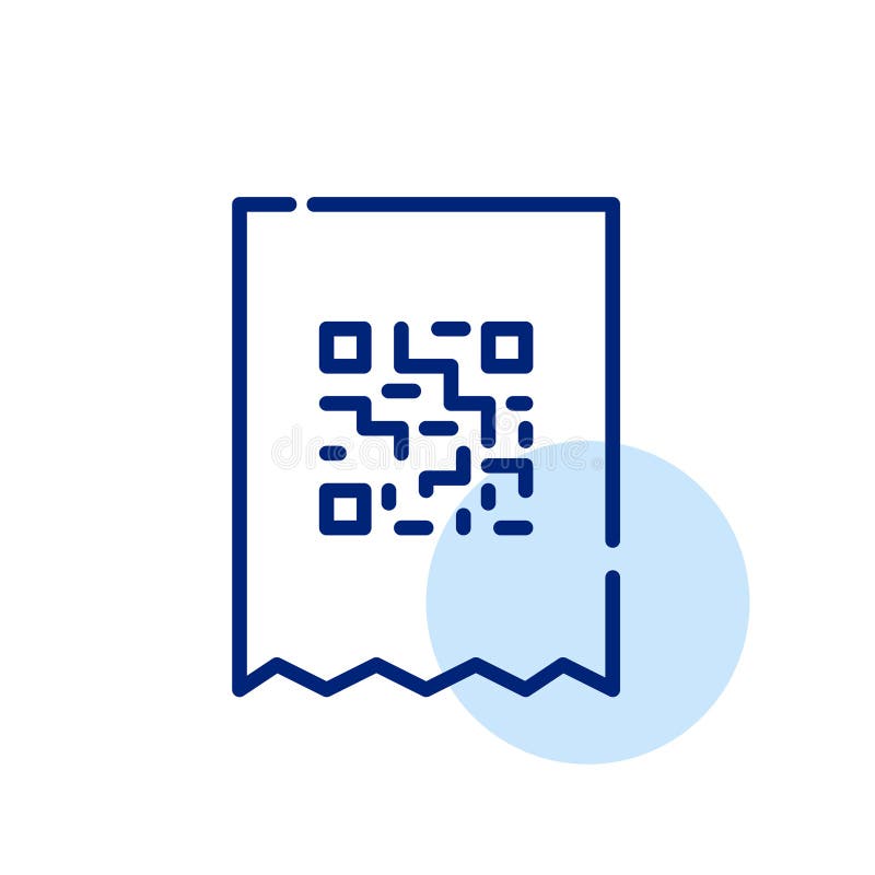 Qr-code Scan with Checkmark. Approved Link or Completed Payment. Pixel Perfect Icon Stock ...