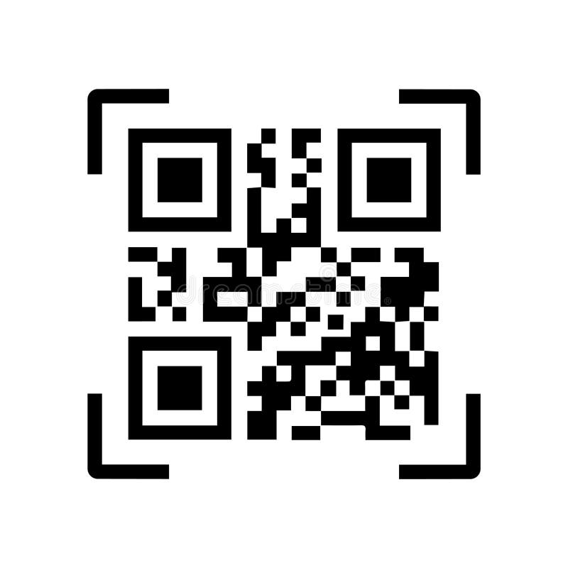 QR Code stock vector. Illustration of label, scanner - 371185267