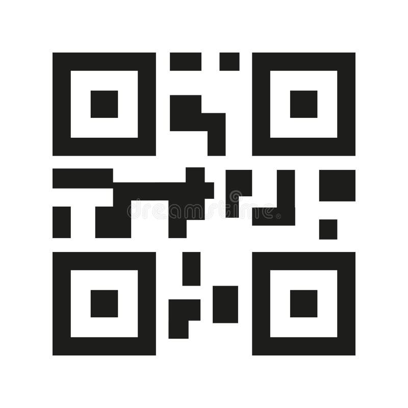 Qr-code of Qrcode-pictogram. Qr-illustratievector Met Codescan Vector ...