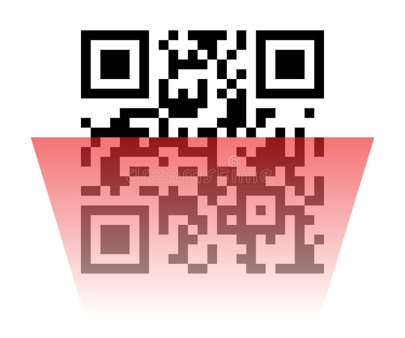 Qr code sample stock vector. Illustration of checkout - 78634843