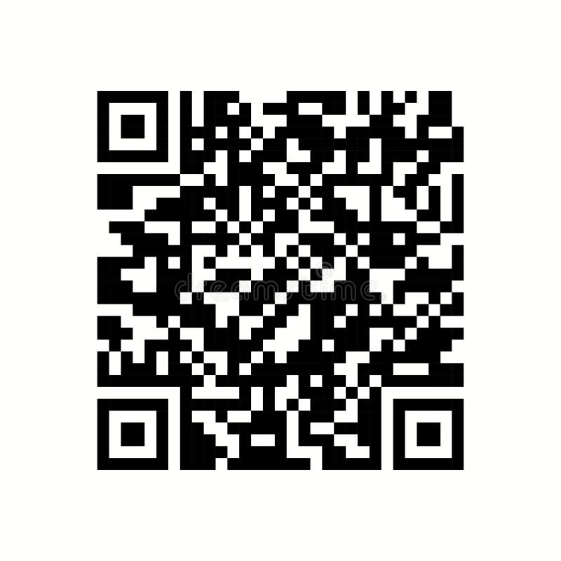 Qr Code Sample with Text Thank You Stock Vector - Illustration of card, label: 156456699