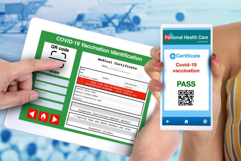 QR Code Scan Application Checking Covid-19 Vaccination E-certificate ...