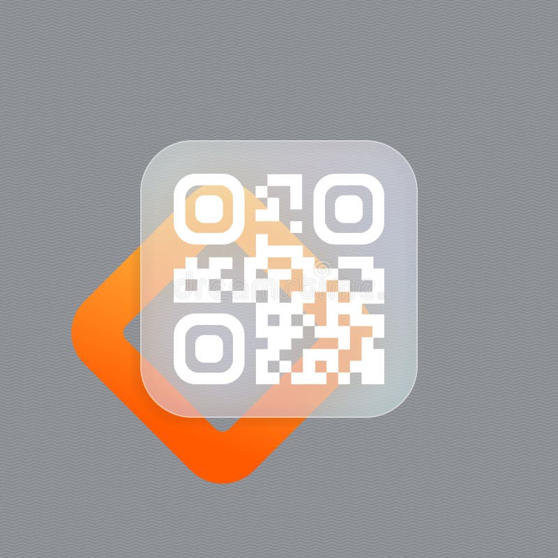 Qr Code Scan Badge. Technology for Instant Payment or Tech Pay Method ...