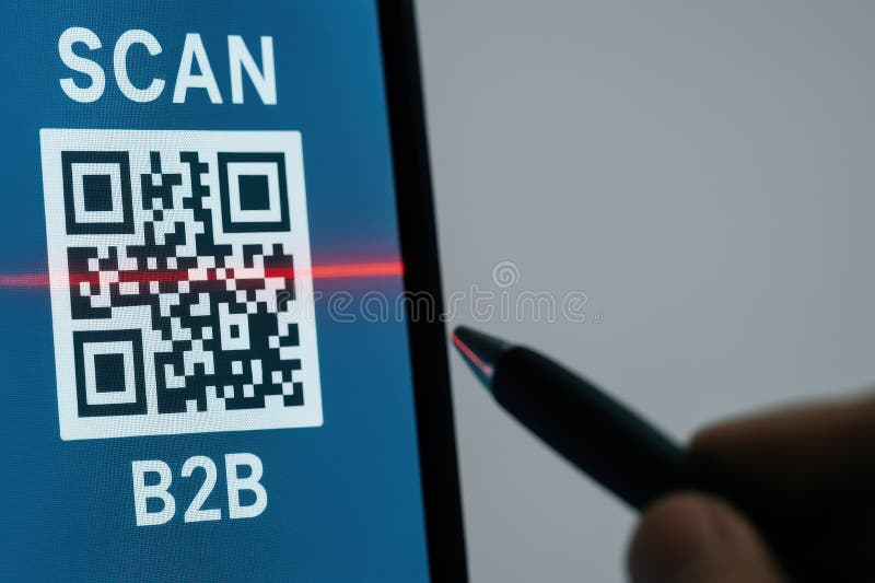 QR Code Scan for Business To Business Connection and Networking ...
