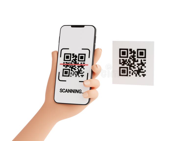 Qr Code Scanning Process Stock Illustrations – 354 Qr Code Scanning ...