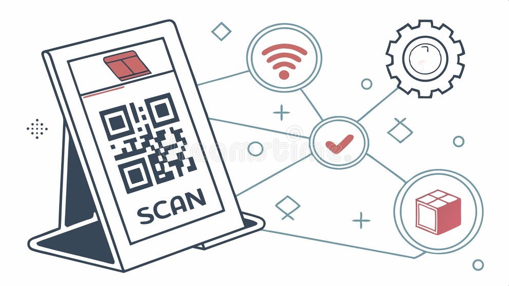 QR Code Scan Icon, Digital Technology, Mobile Scan, Code Reader, Technology, Information Vector ...