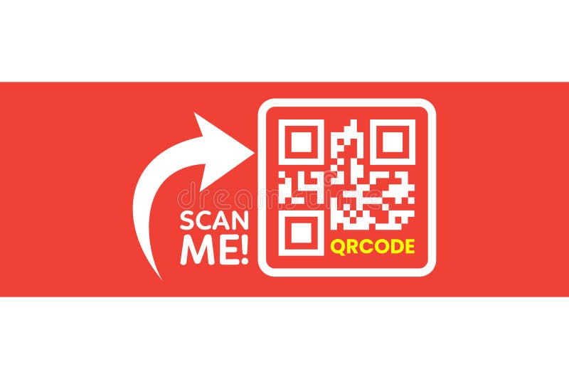 Qr Code Scan Icon Scan Me Frame Qr Code Scan For Smartphone Stock Illustration Illustration