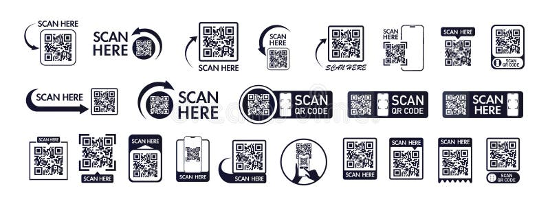 Scan Here Stock Illustrations – 500 Scan Here Stock Illustrations ...