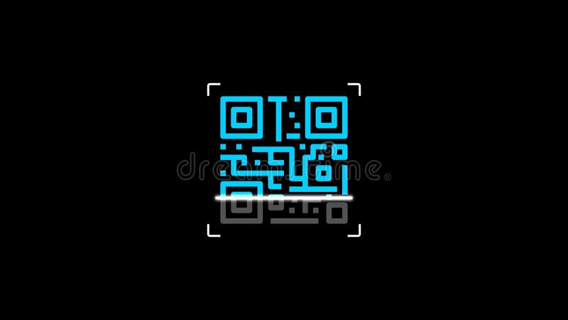 QR code scan stock illustration. Illustration of beam - 333344962