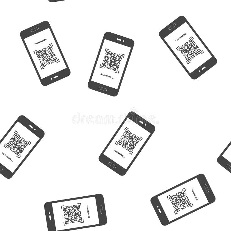 Scan Qr Code Your Phone Stock Illustrations – 132 Scan Qr Code Your ...