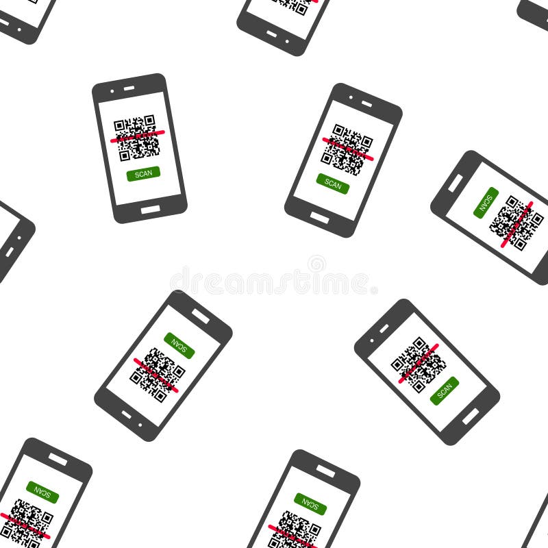 Scan Qr Code Your Phone Stock Illustrations – 155 Scan Qr Code Your ...