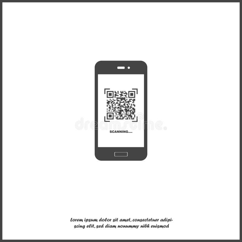 Scan Qr Code Your Phone Stock Illustrations – 156 Scan Qr Code Your ...