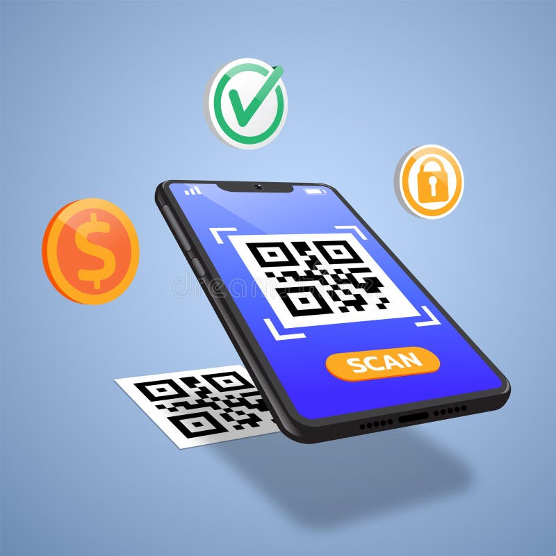 Qr code stock vector. Illustration of application, security - 283115971