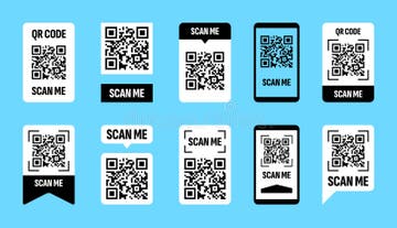 Qr Code Border Stock Illustrations – 109 Qr Code Border Stock ...