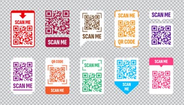 Qr Code Border Stock Illustrations – 106 Qr Code Border Stock ...