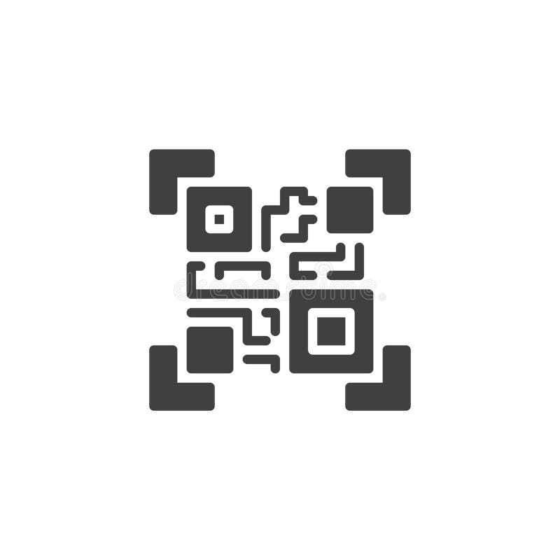 QR code scan vector icon stock vector. Illustration of graphics - 374636909