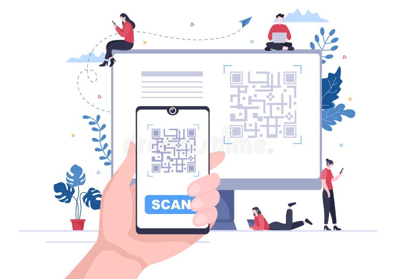 QR Code Scanner for Online Payment, Electronic Pay and Money Transfer ...