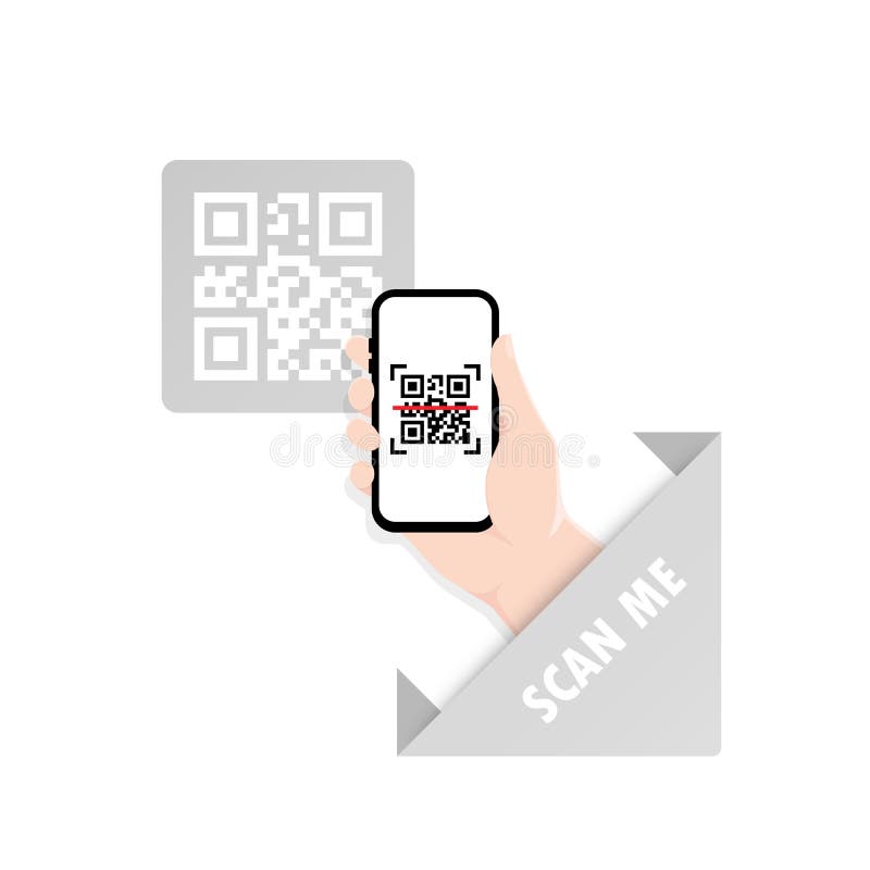 Qr Code Scanning Or Capture Mobile Phone Scan Me Read Bar Code Mobility Generating App