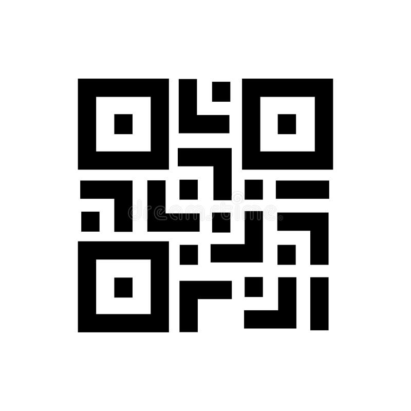 QR Code Scanning Icon Vector Basic RGB Stock Vector - Illustration of ...