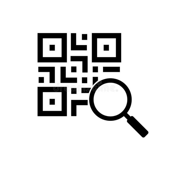 QR Code Scanning Icon Vector Basic RGB Stock Vector - Illustration of ...