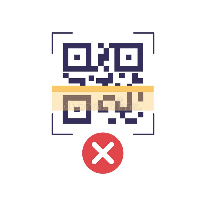 QR Code Scanning Line Icon. Vector Isolated Outline Drawing. Stock ...