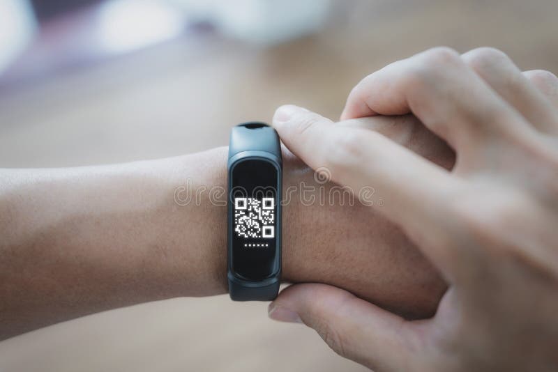 QR Code Scanning Payment and Verification Wireless Technology Stock ...