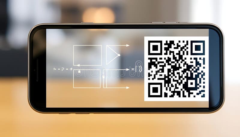 QR Code Smartphone, Digital Scan and Mobile Technology Generative AI ...