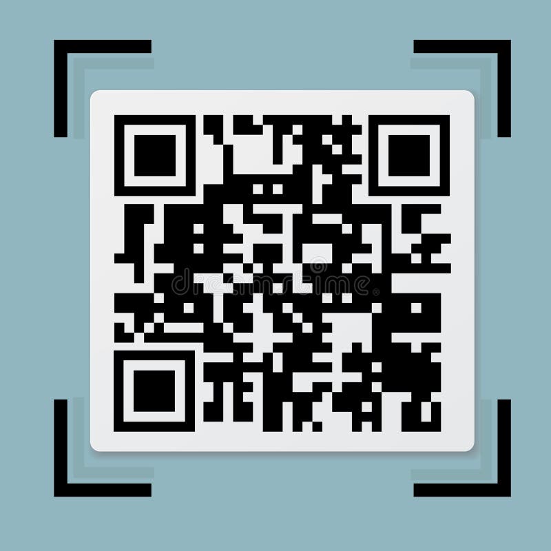 Qr code tag vector icon. stock illustration. Illustration of business ...