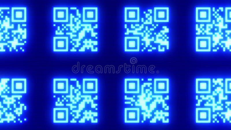 QR Quick Response Code Green Screen Scan Generator Reader Chroma Key ...