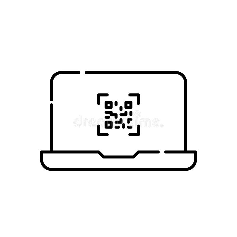 Qr Code and Barcode Icons. Payment Terminal, Delivery Tracking and ...