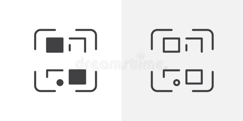 QR code vecor icon set stock vector. Illustration of isolated - 340561951