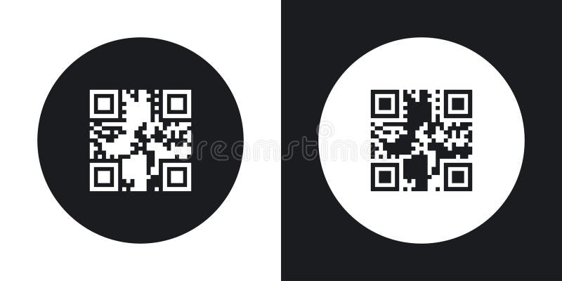 QR code vecor icon set stock vector. Illustration of technology - 340661853