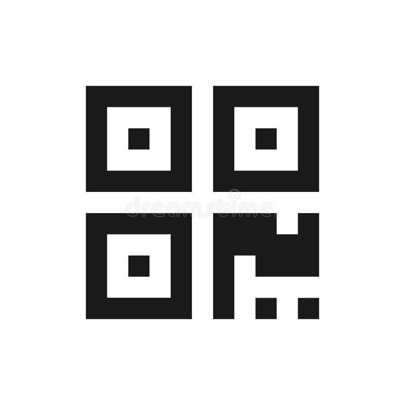 QR Code Vector Icon. QR Code for Scan Symbol. Vector EPS 10 Stock ...