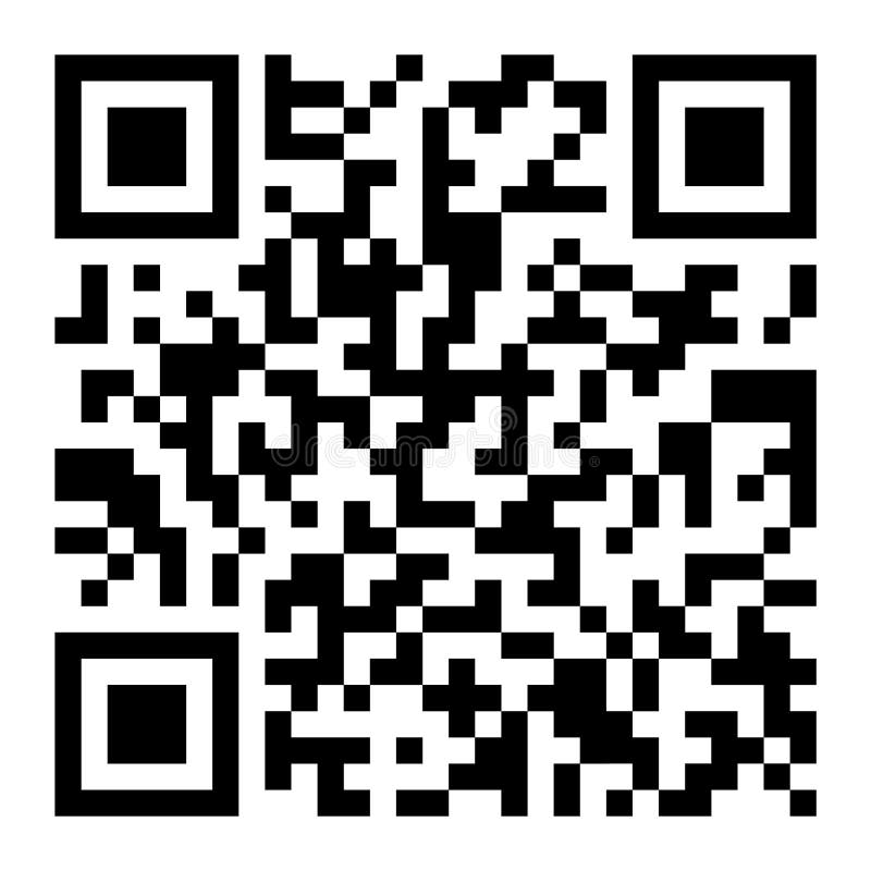 Qr Code. Vector Square Icon. Black Qr Code Isolated on White Background ...